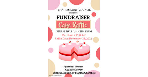 Resident Council Cake Raffle | Thomaston Housing Authority